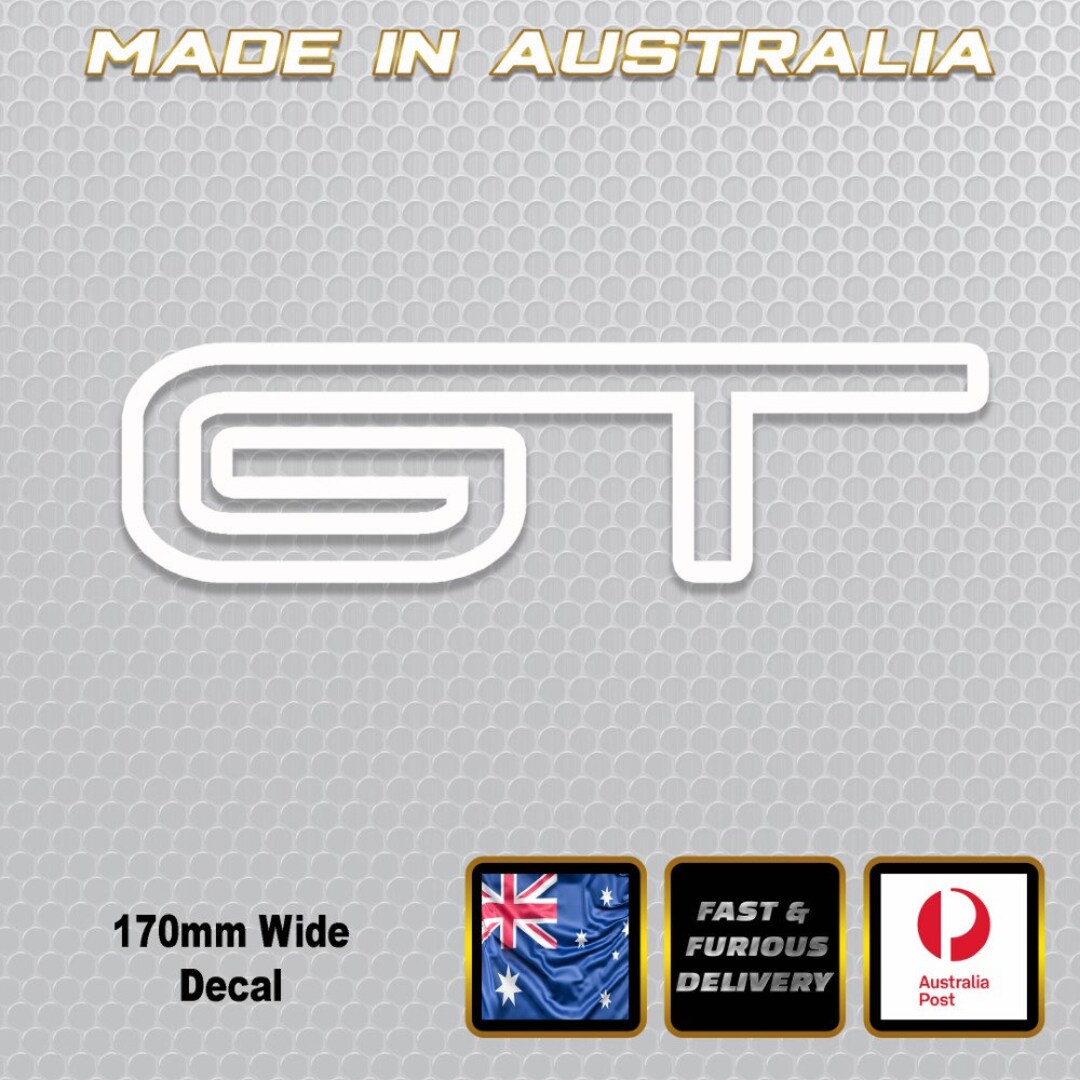 FPV GT Style Sticker Car Bumper Decal Ford Performance Vehicles Falcon ...
