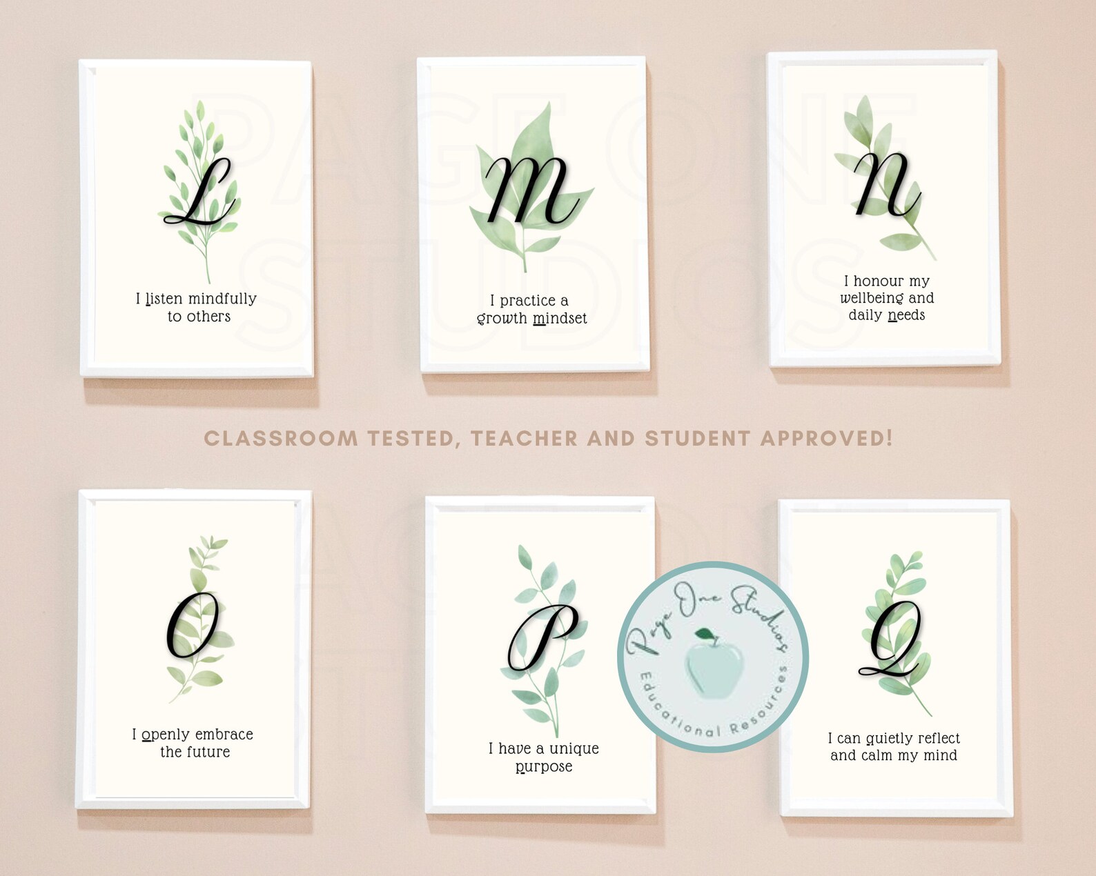 Alphabet of Affirmations - Classroom Wellness Posters for Self Care ...