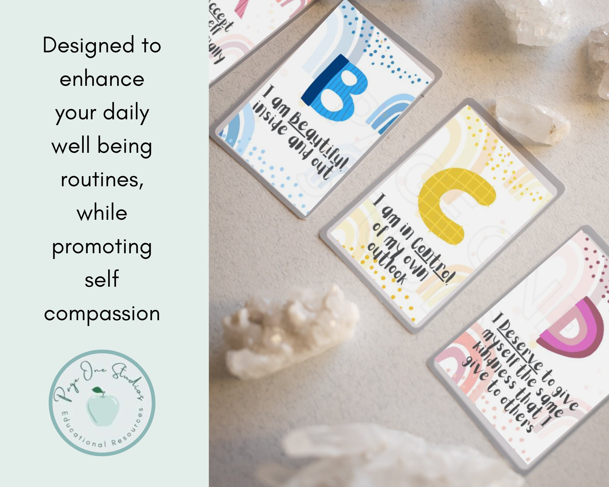 Alphabet of Affirmations - Classroom Wellness Posters for Self Care ...