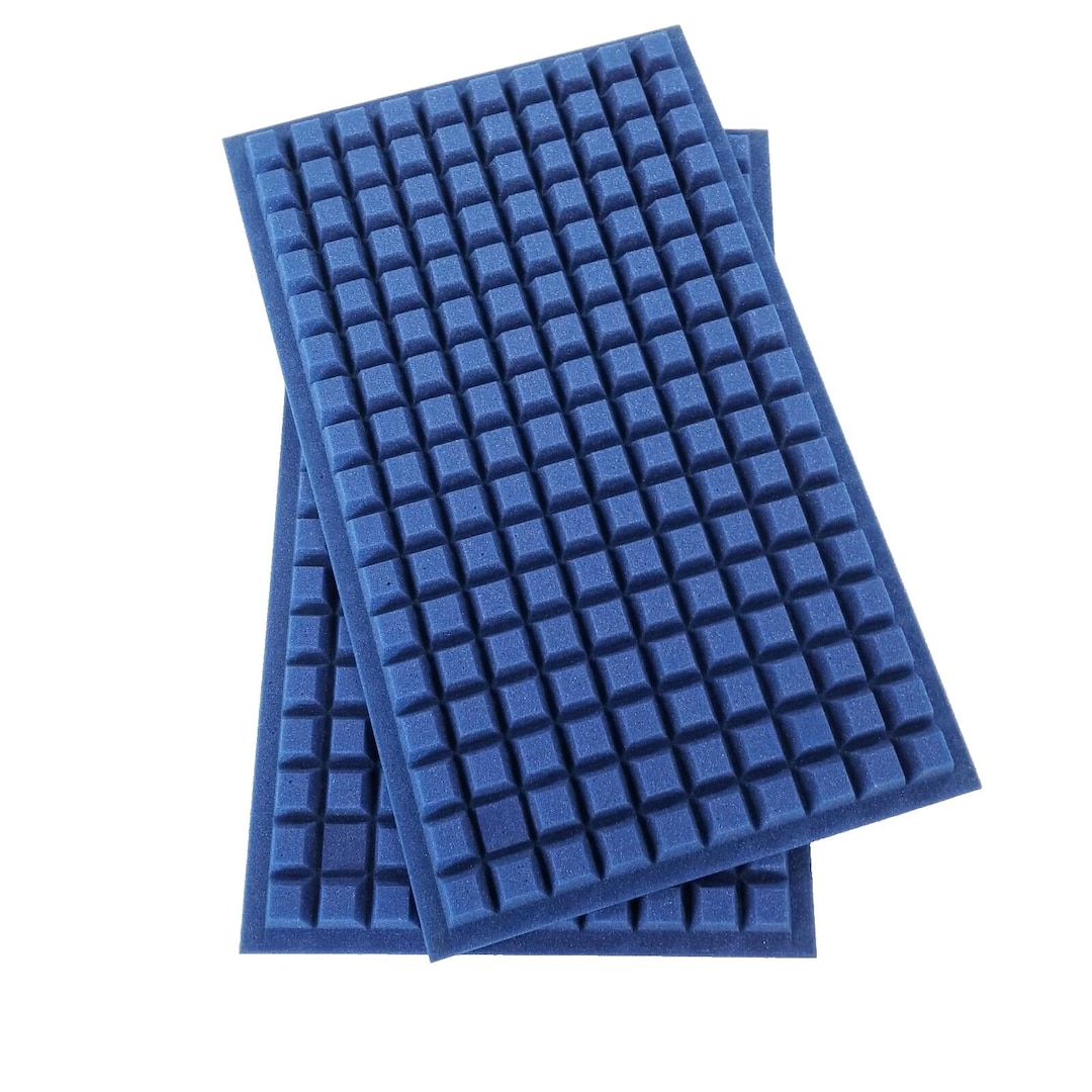 2pcs..blue Quadrex Foam Speaker Grille Inserts..fits JBL L-100 Century ...