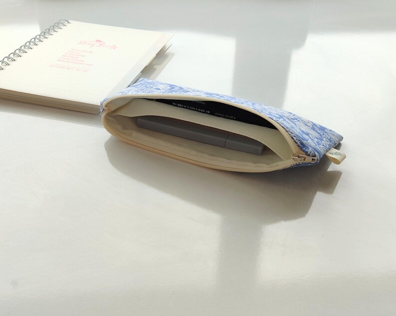 Handmade Floral Cotton Pencil Case - Multi-pocket Stationery Organizer ...