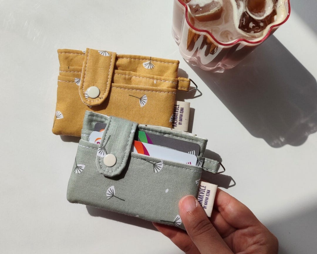 Handmade Card Holder, Minimalist Wallet, Credit Card Case, Small Wallet ...