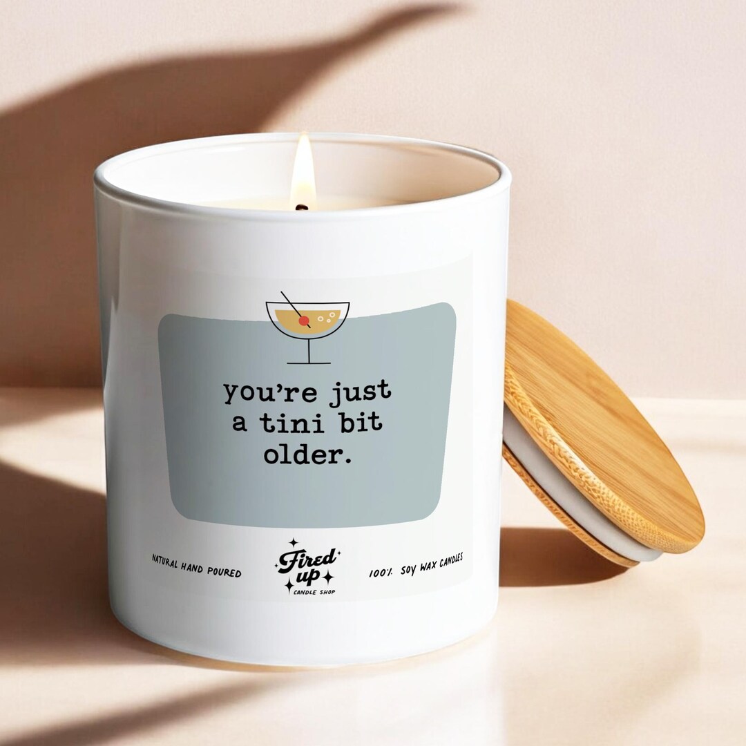 Best Friend Birthday Gift, Funny Candle Gift, Birthday Card Alternative ...