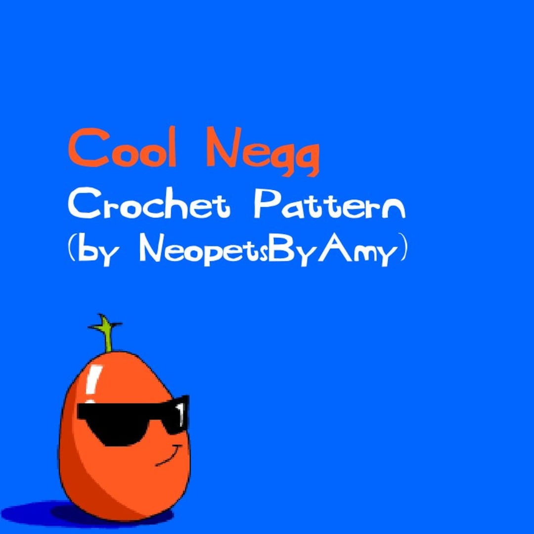 Cool Negg Crochet Pattern (neopets) - Etsy