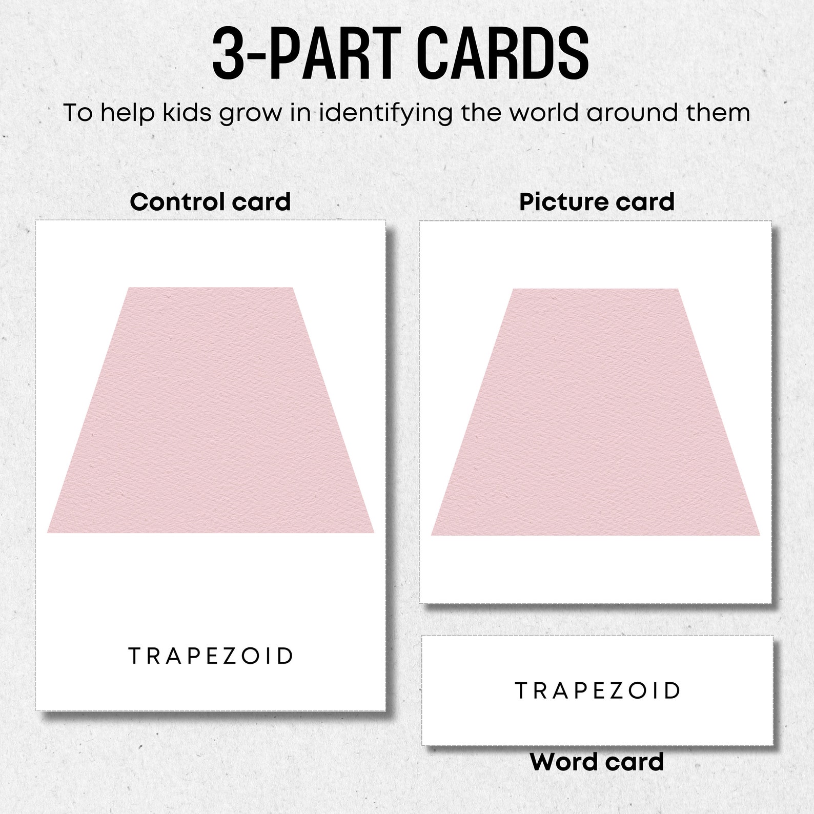 Shapes Printable Flashcards | Educational Poster for Preschool | Kids ...