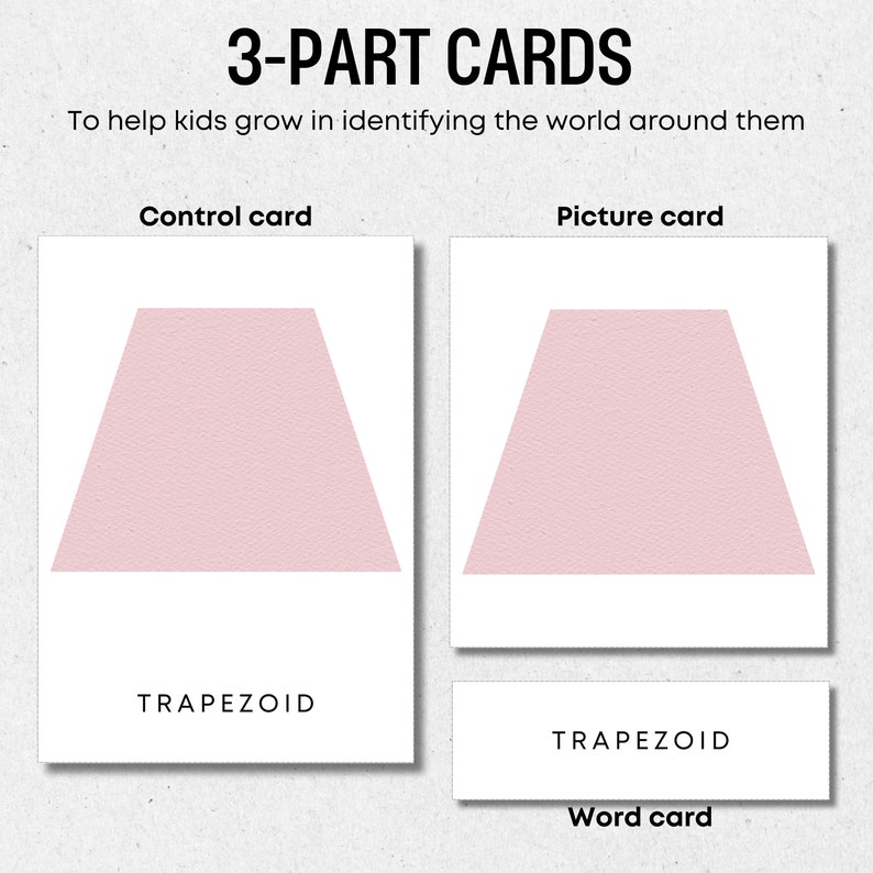 Shapes Printable Flashcards | Educational Poster for Preschool | Kids ...