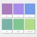 Color Cards for Kids Printable Flashcards Montessori Learning Materials ...