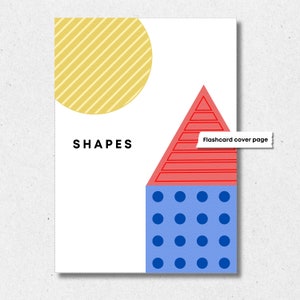 Shapes Printable Flashcards | Educational Poster for Preschool | Kids ...