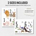 Animals Printable Flashcards Counting Number Cards Homeschool ...