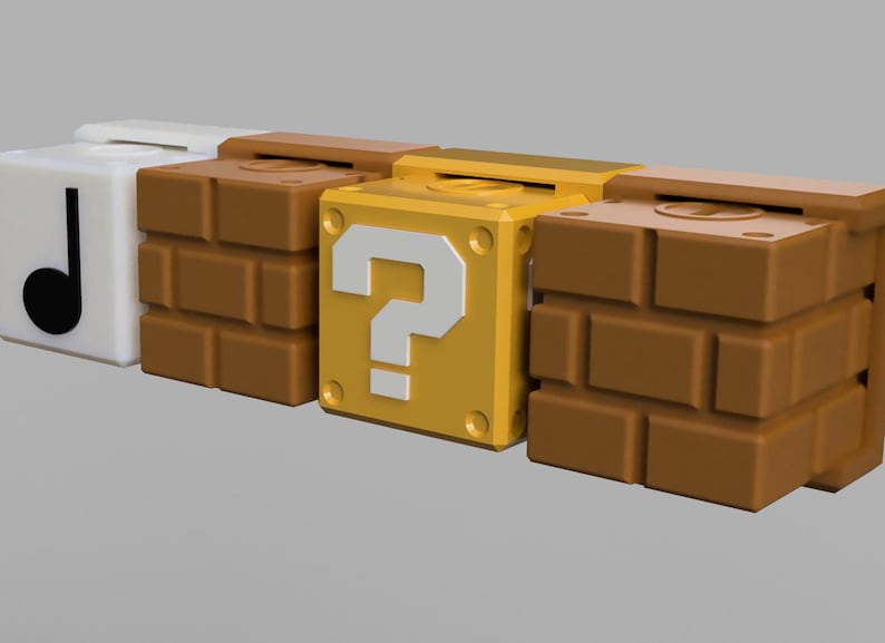 Music Note Block Set Made by 3dprintstar. - Etsy