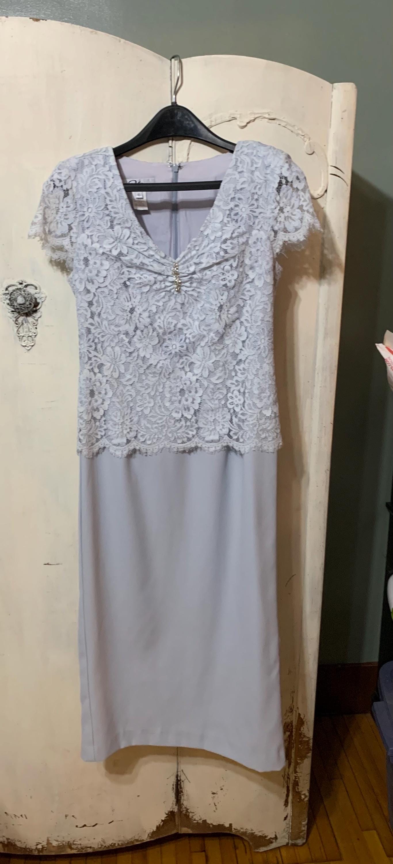 Mother of Bride Dress Periwinkle Blue Sz 10 Patra Brand Small Pretty ...