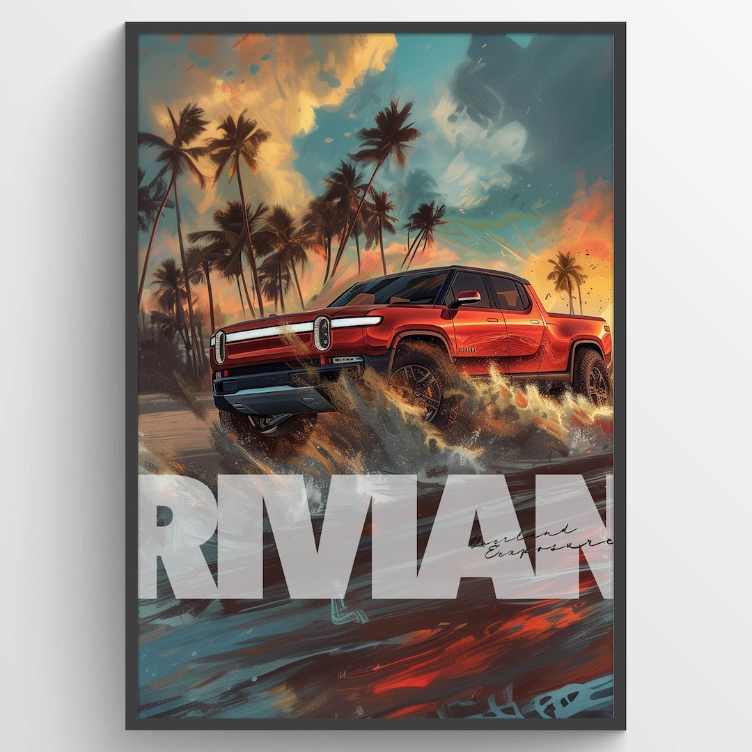 Rivian R1T Red Gen2 Refresh Scenic Art Digital Download - Etsy Australia