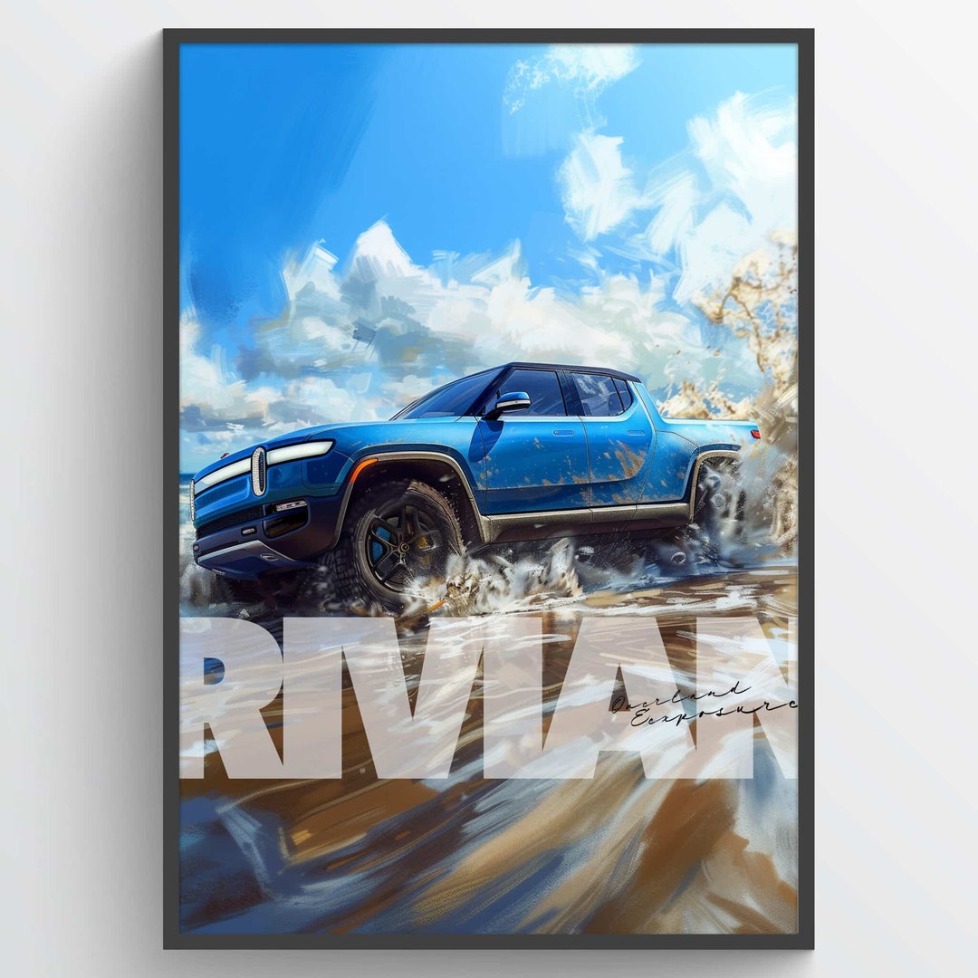 Rivian R1T Blue Gen2 Refresh Scenic Art Digital Download - Etsy