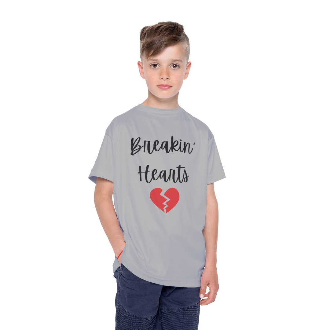 Breakin Hearts and Blastin Farts Kids Sports Jersey Funny Kids Shirt ...