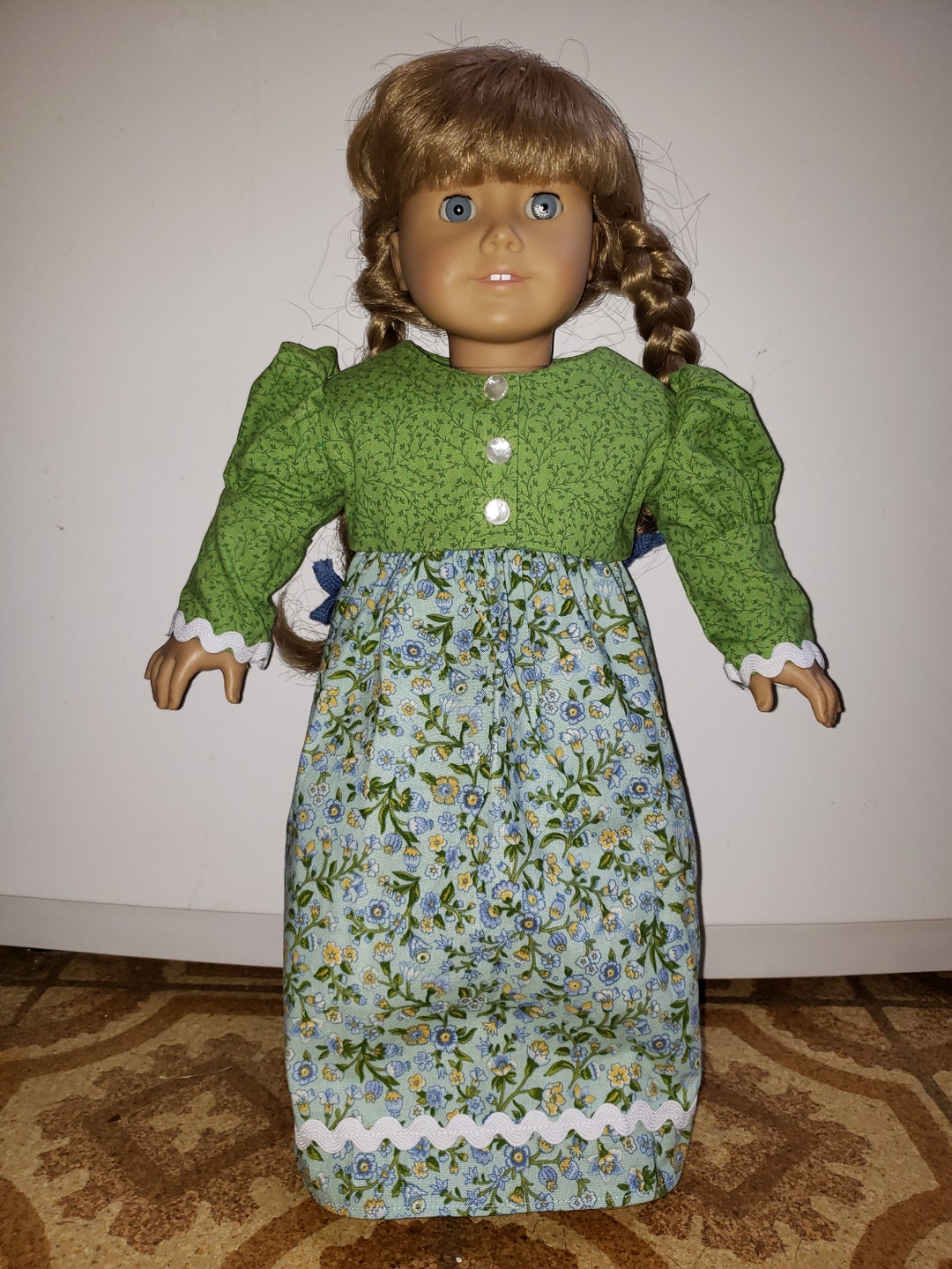 1800's Colonial Style Spencer Jacket and Gown Set for 18 Inch Dolls ...