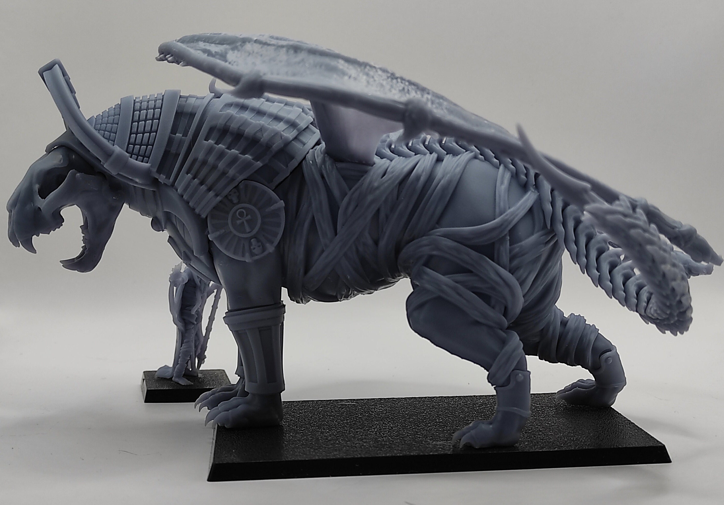 Undead Giant Winged Lion Sphinx Skeleton Monstrous Creature Pharaoh's ...