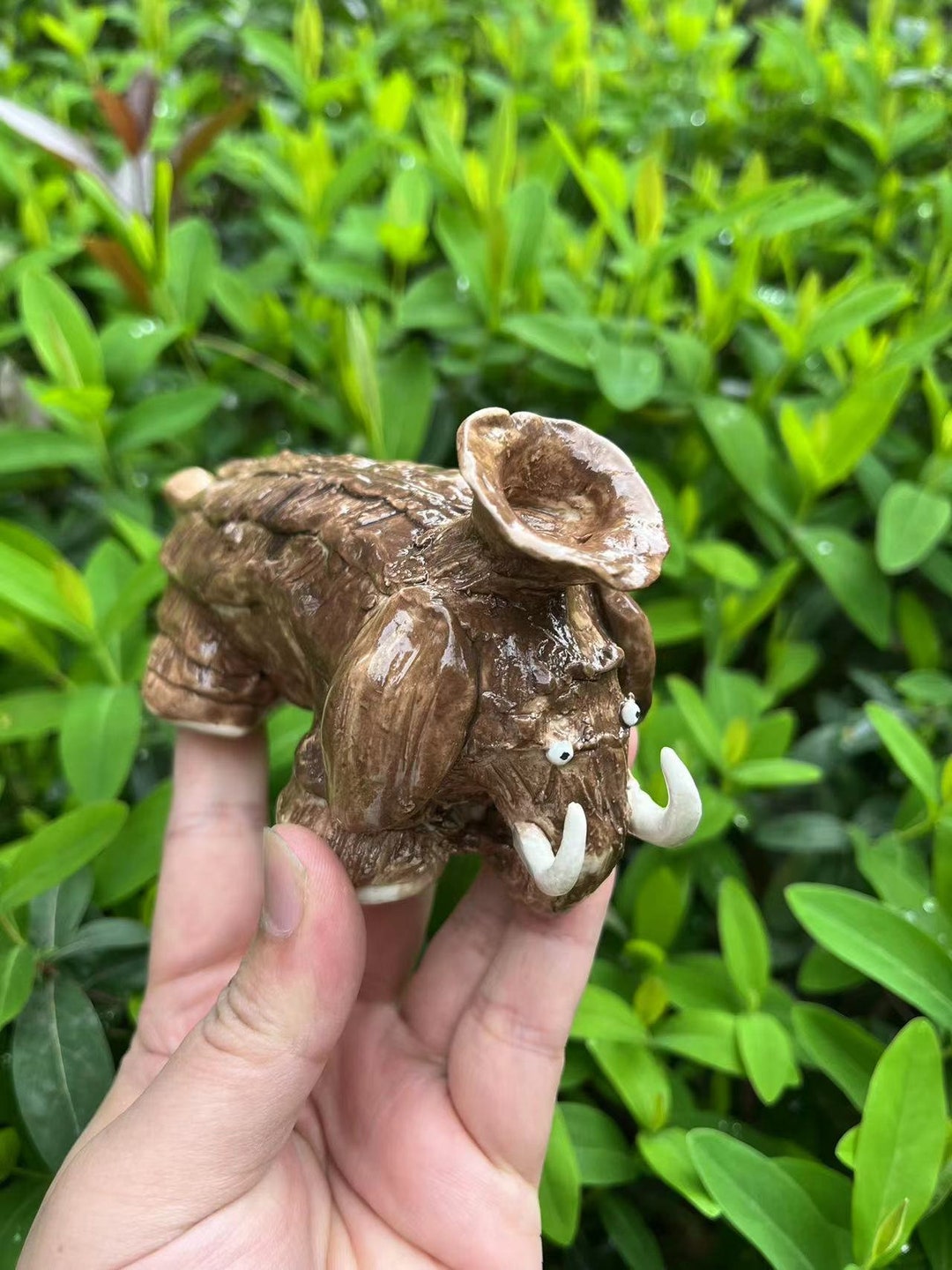 Ceramic Handmade Elephant Pipes, Unique Collectible Pipes A Gift of ...