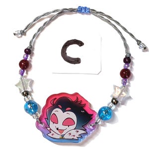 Stolas Goetia Handmade Bracelets - Helluva Boss Character Bracelet - Etsy