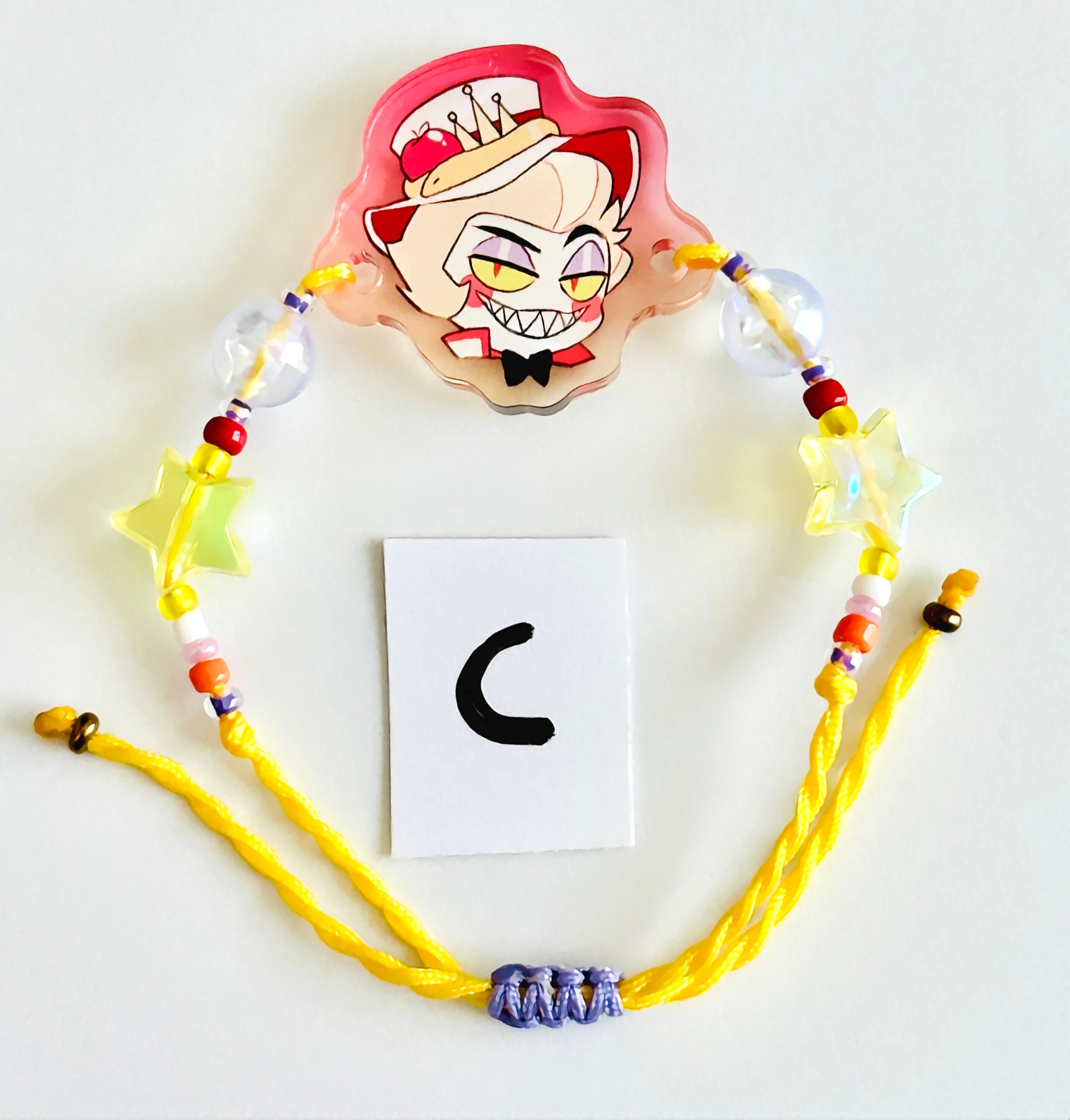 Lucifer Handmade Bracelets - Hazbin Hotel Character Bracelet - Etsy