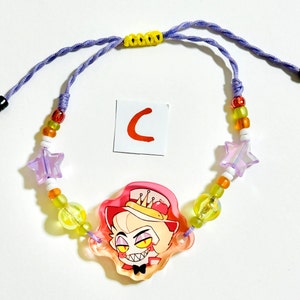 Lucifer Handmade Bracelets Hazbin Hotel Character Bracelet - Etsy