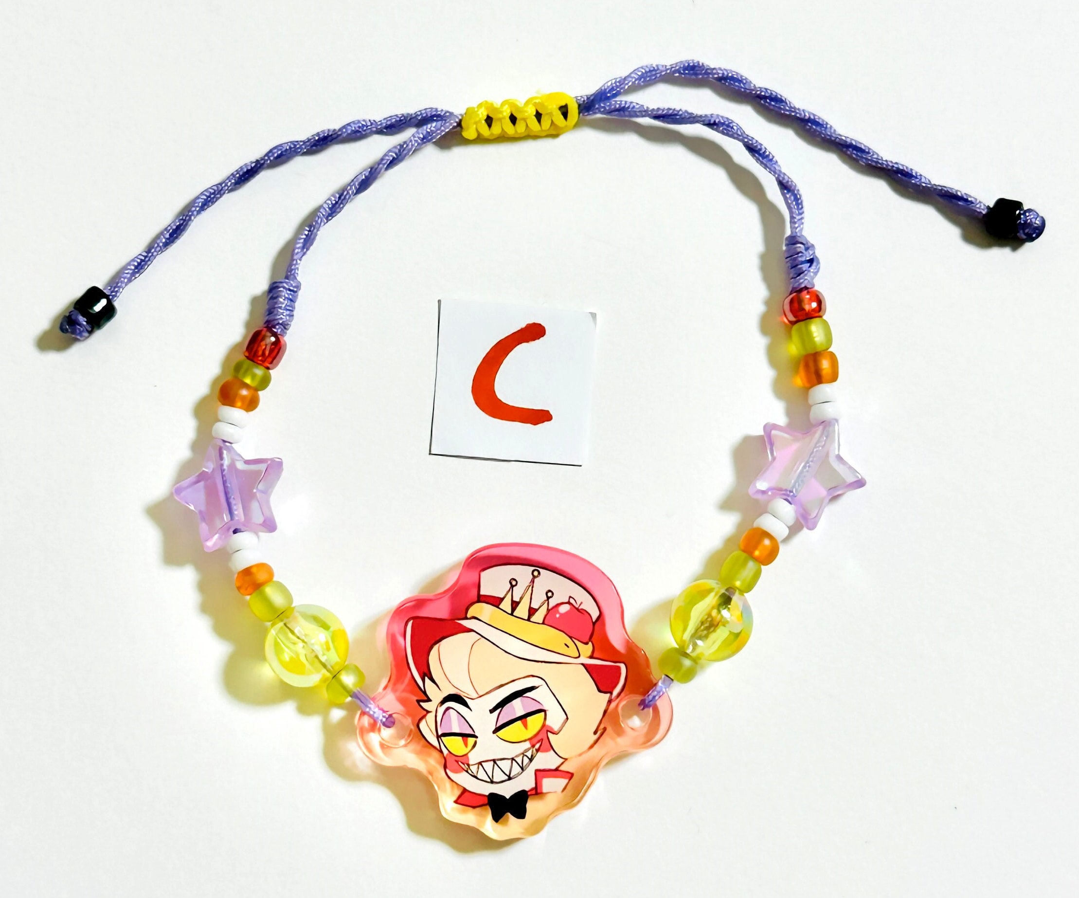 Lucifer Handmade Bracelets Hazbin Hotel Character Bracelet - Etsy