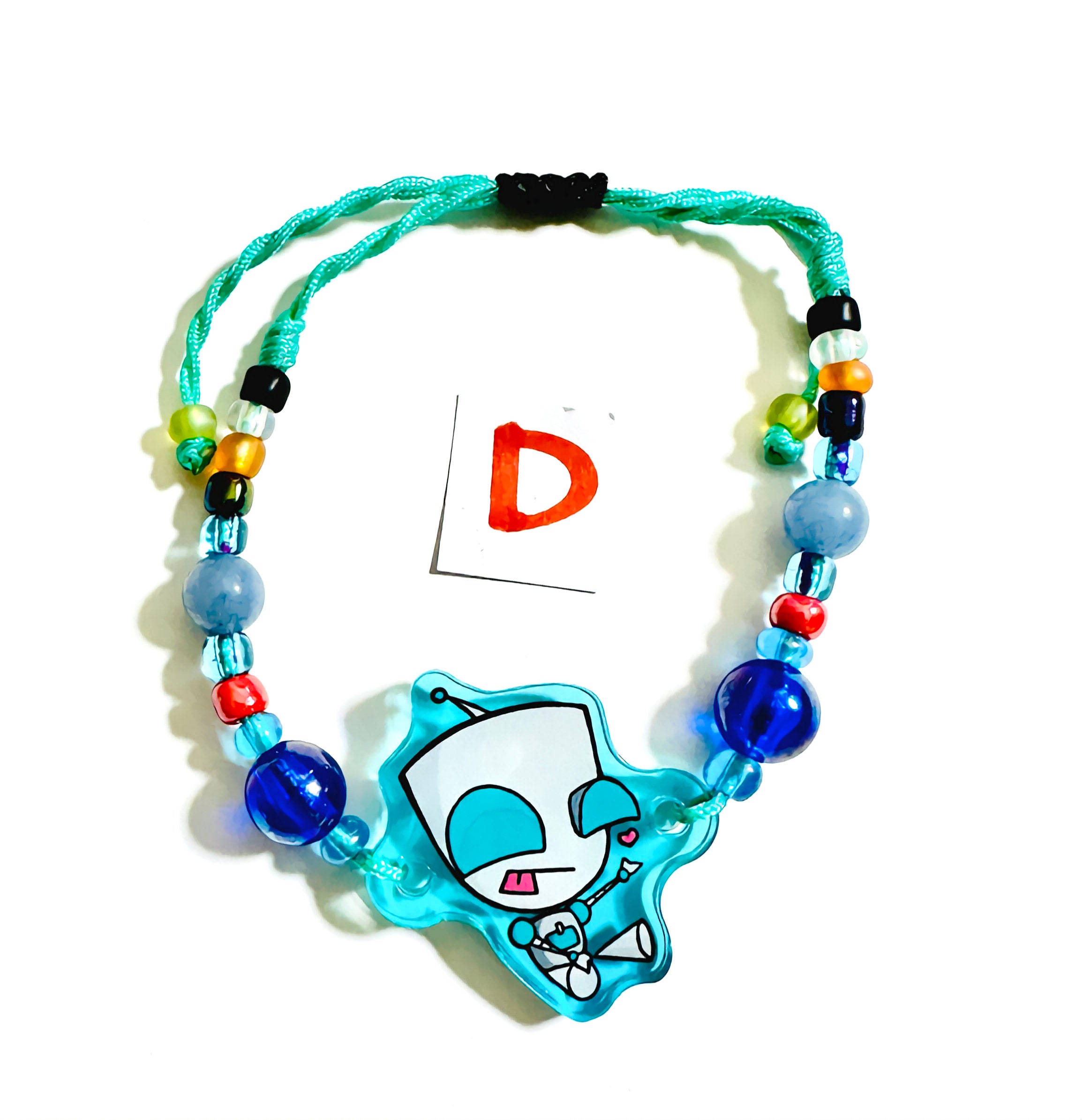 GIR Robot Handmade Bracelets Invader Zim Character Bracelet - Etsy