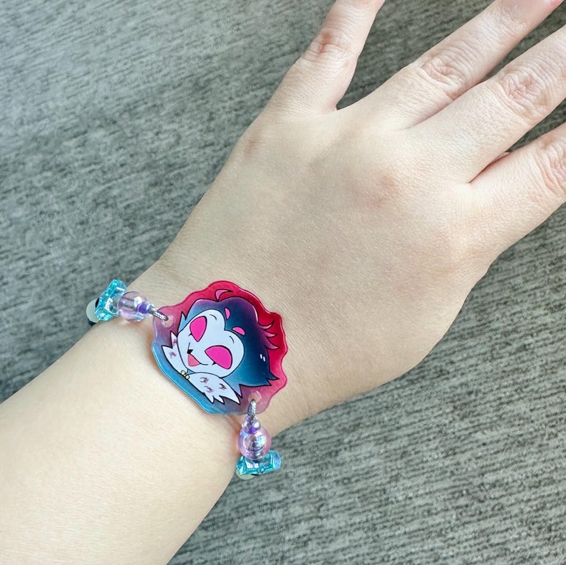 Stolas Goetia Handmade Bracelets - Helluva Boss Character Bracelet - Etsy