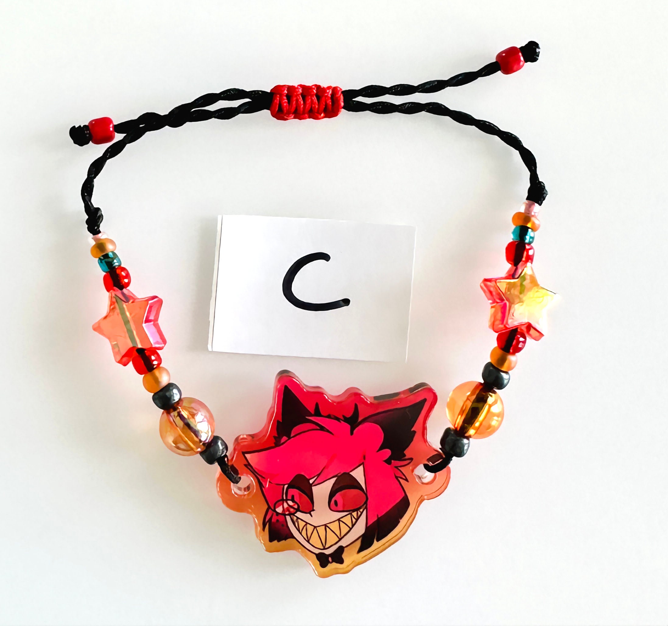Alastor Handmade Bracelets Hazbin Hotel Character Bracelet - Etsy