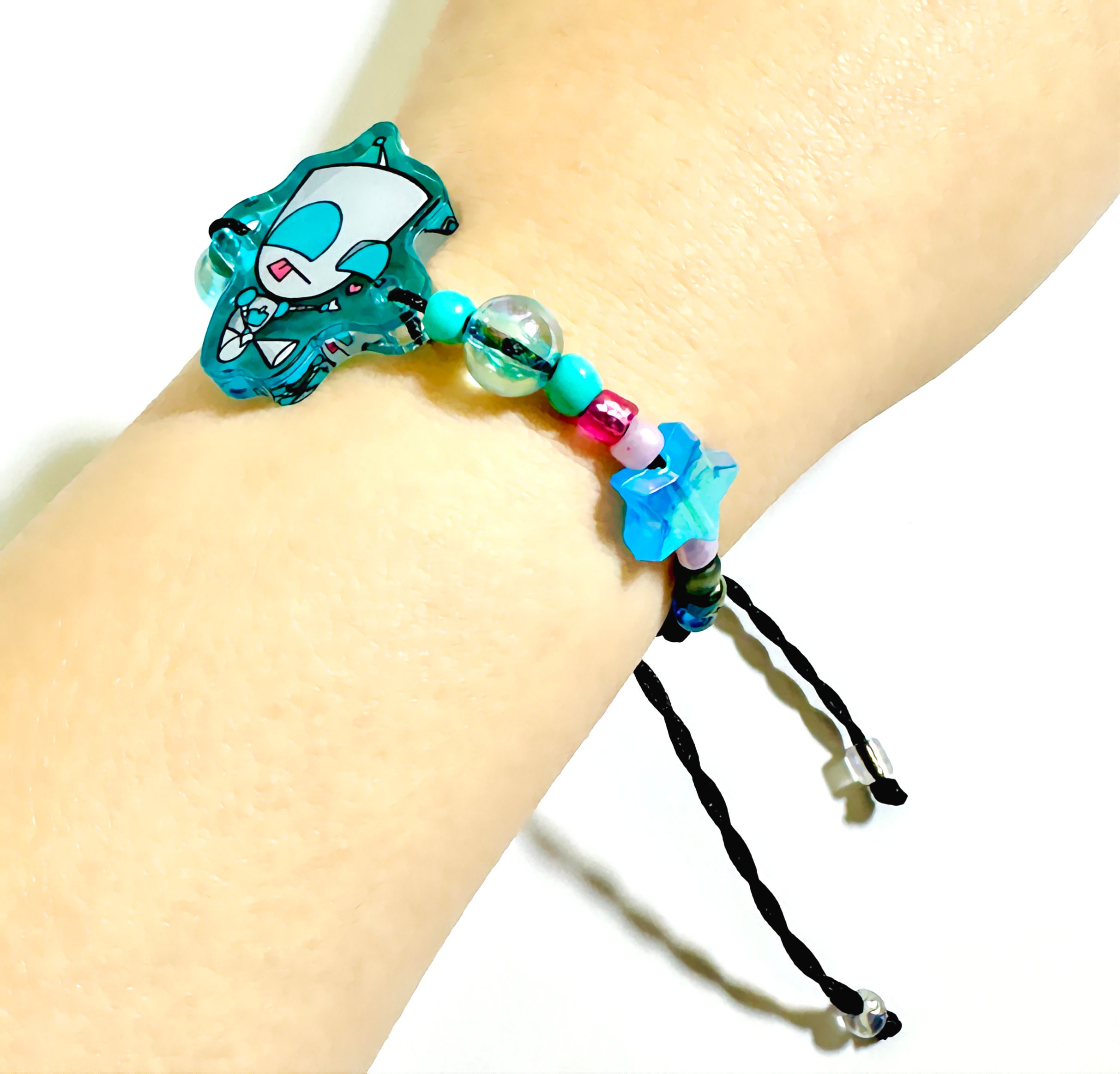 GIR Robot Handmade Bracelets - Invader Zim Character Bracelet - Etsy
