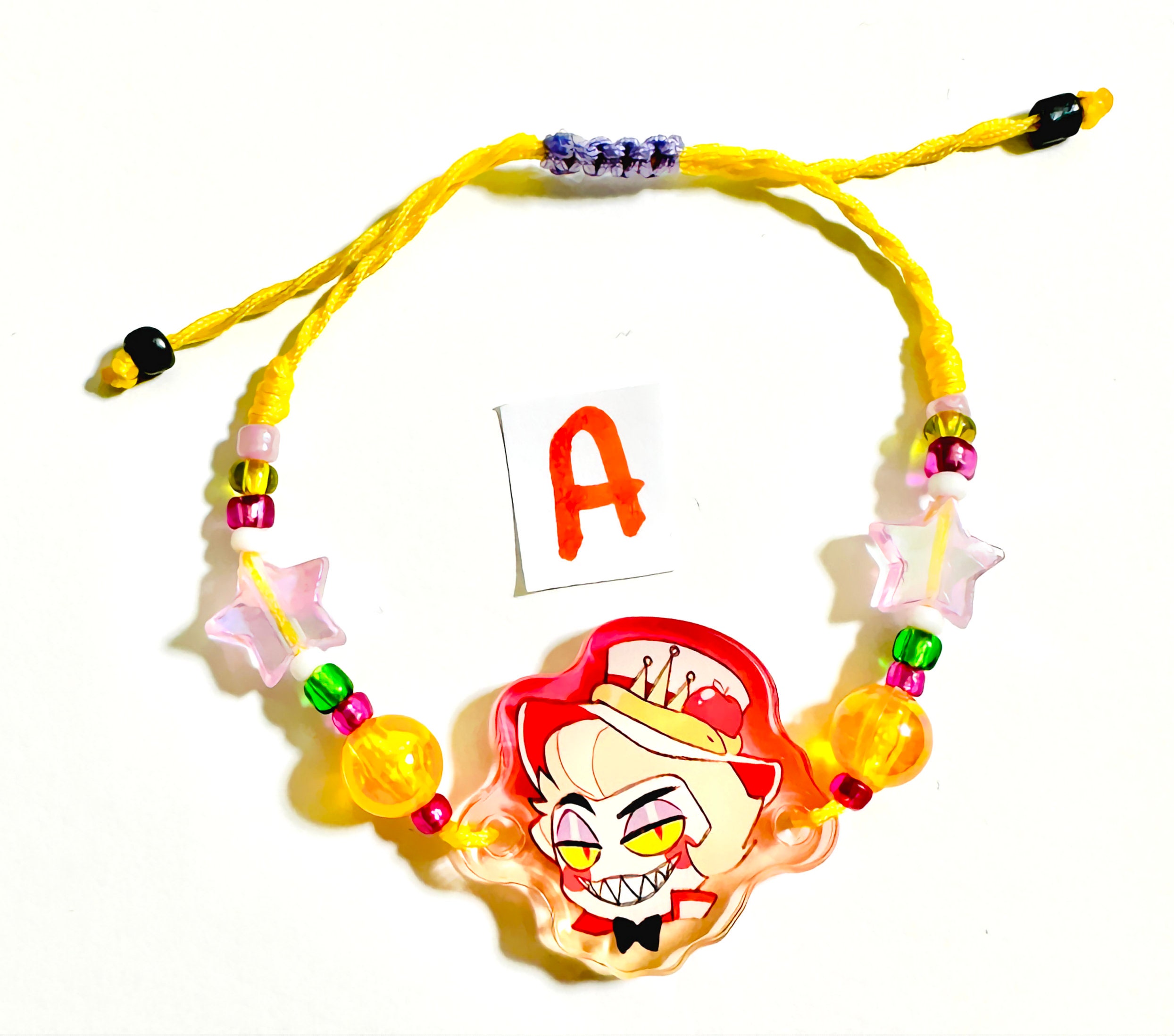 Lucifer Handmade Bracelets - Hazbin Hotel Character Bracelet - Etsy