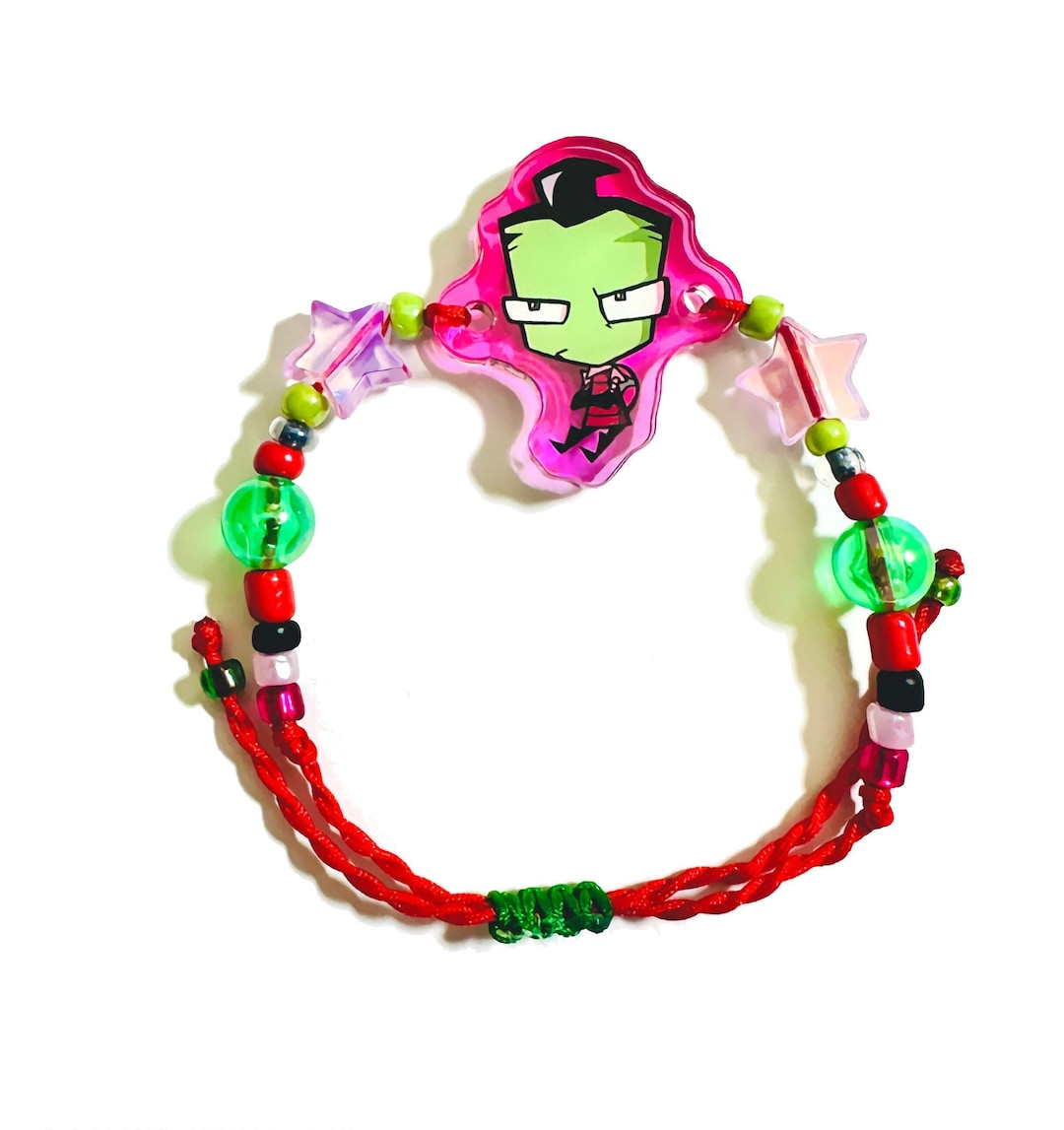 Human Zim Handmade Bracelets - Invader Zim Character Bracelet - Etsy