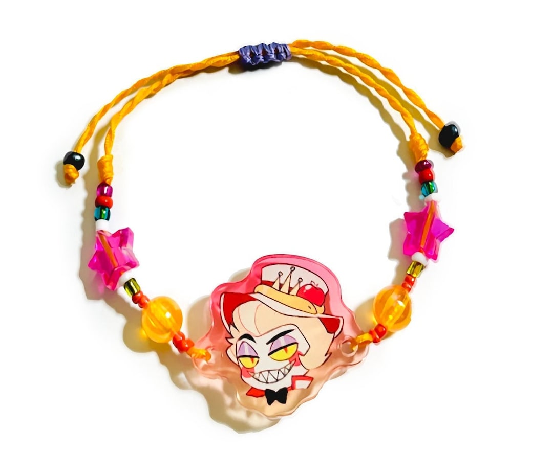 Lucifer Handmade Bracelets - Hazbin Hotel Character Bracelet - Etsy