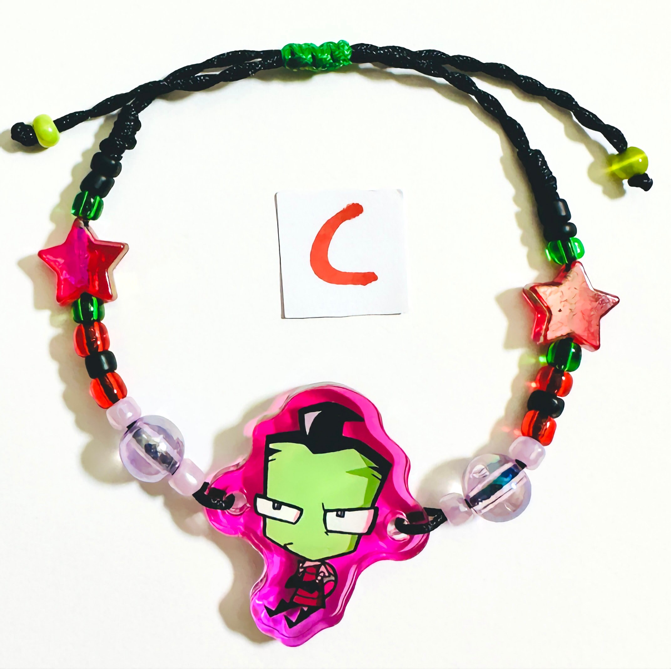Human Zim Handmade Bracelets Invader Zim Character Bracelet - Etsy
