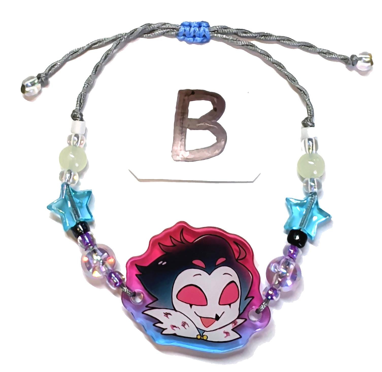 Stolas Goetia Handmade Bracelets - Helluva Boss Character Bracelet - Etsy