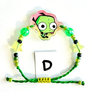 GIR Handmade Bracelets Invader Zim Character Bracelet - Etsy