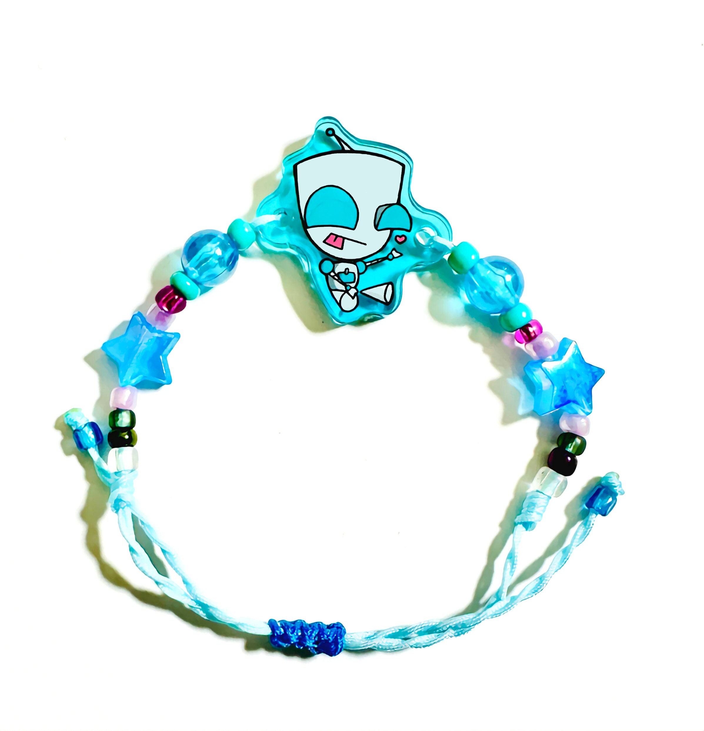 GIR Robot Handmade Bracelets Invader Zim Character Bracelet - Etsy