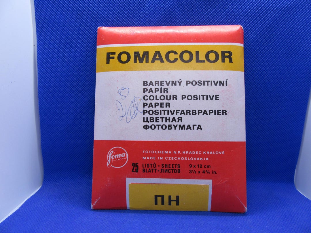 Vintage Expired Fomacolor 25 Sheets 9*12cm Photopaper Foto Paper Analog ...