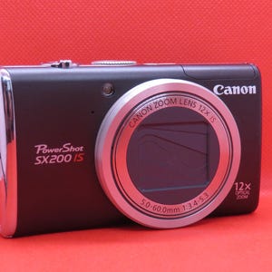 Vintage Retro Canon Powershot SX200 IS 12.1 MP Digital Top Vintage Retro Canon Powershot SX200 IS 12.1 MP Digital Top