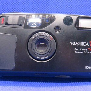 Vintage Retro Yashica T5 Top Camera 35mm Point Shoot Camera Compact Analog Camera Christmas Gift ...