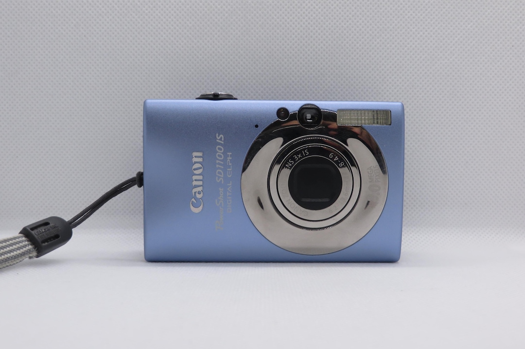 Vintage Canon Powershot SD1100IS Ixus 80IS Digital Elph Blue Color Top ...
