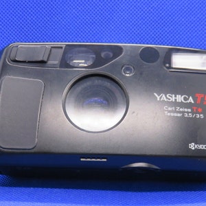 Vintage Retro Yashica T5 Top Camera 35mm Point Shoot Camera Compact Analog Camera Christmas Gift ...