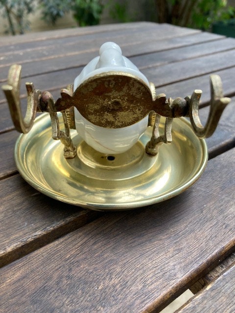 Siphoid Rocker Inkwell, J-L Paris Porcelain, 19th Century - Etsy