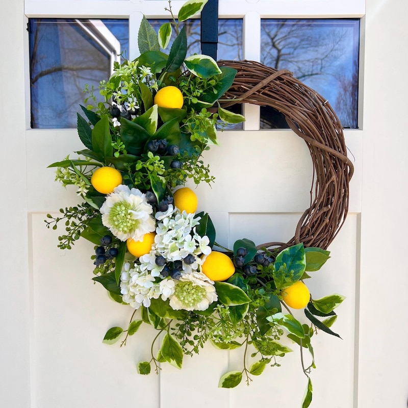 Lemon Wreath - Etsy