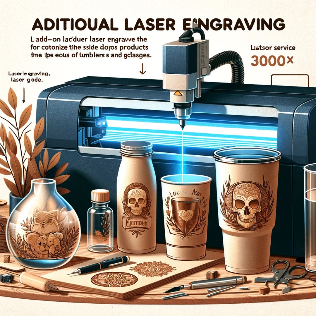 Add-on: Extra Laser Engraving Service - Customize the Opposite Side of ...