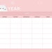 Blank Kitty Calendar Pack - Etsy