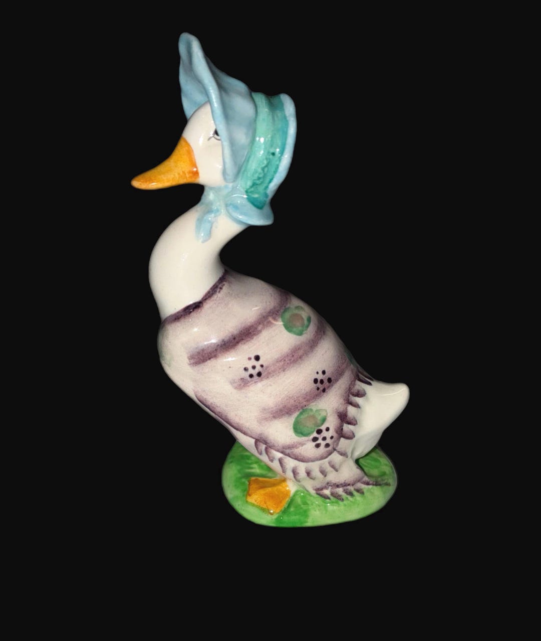 Mini Goose Figurine, Cottagecore, Beatrix Potter Jemima Puddleduck 1948 ...