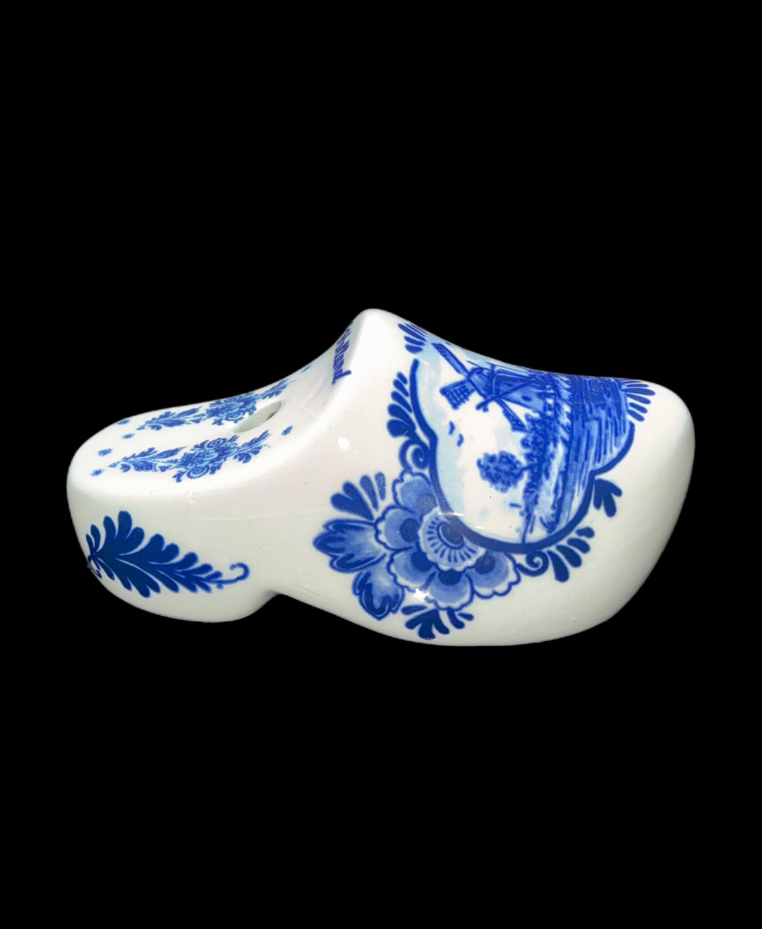 Delft Blue Holland Clog Shoe Ceramic Handpainted 4.5" - Etsy