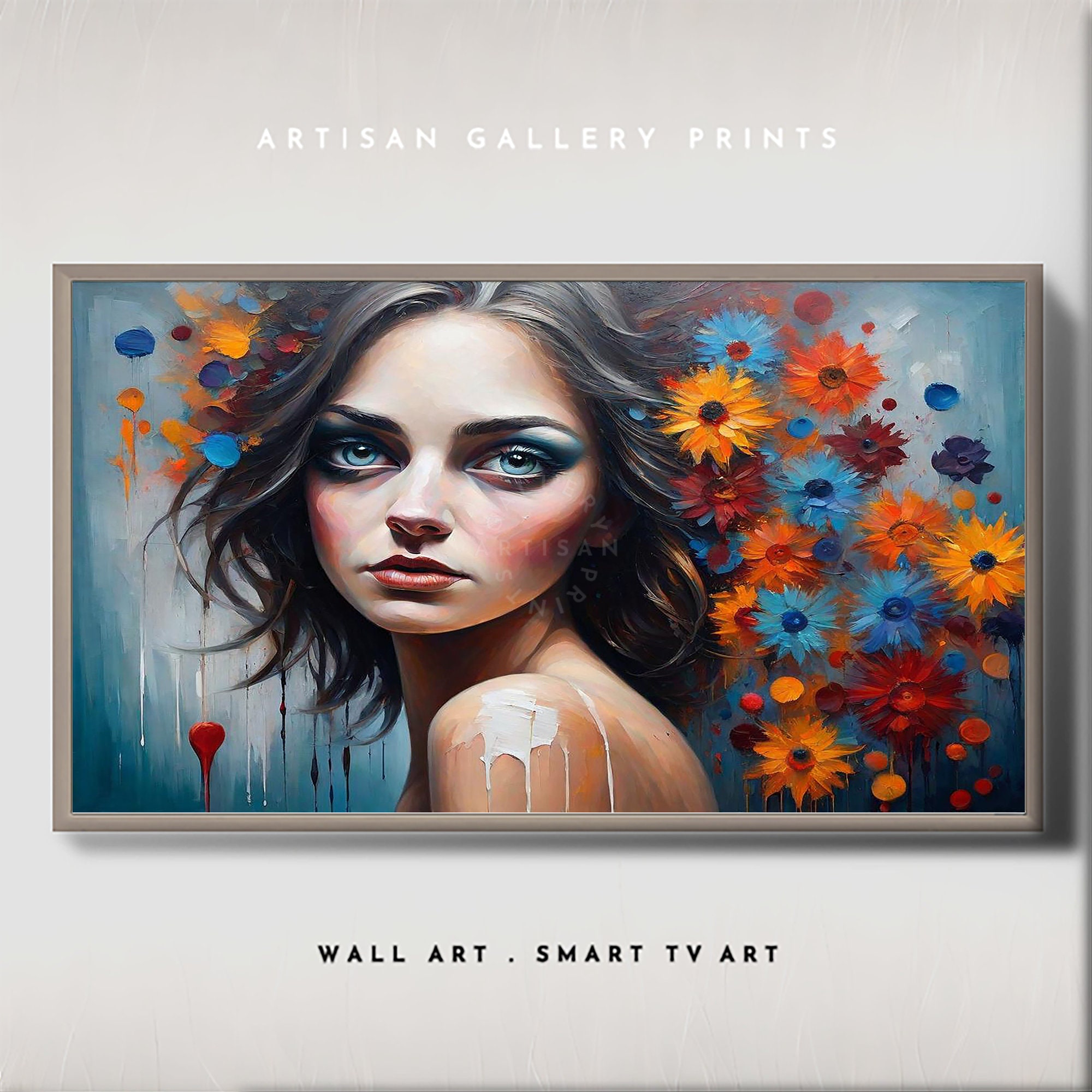 Mystique Revealed . Portrait . Smart TV Art Wall Art Digital Download ...