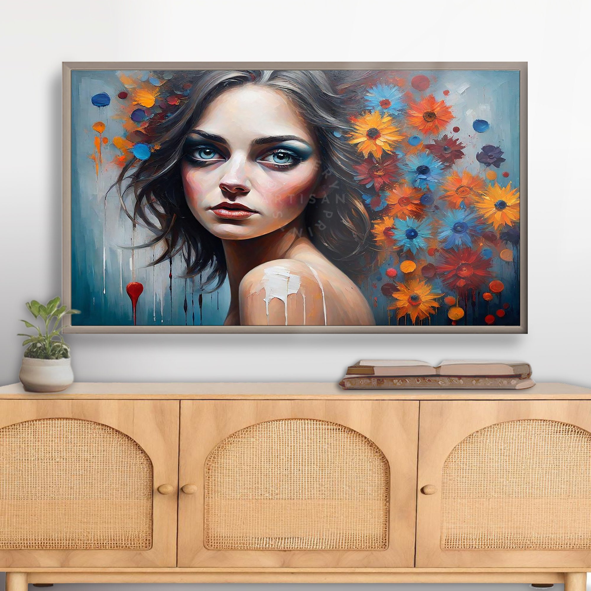 Mystique Revealed . Portrait . Smart TV Art Wall Art Digital Download ...