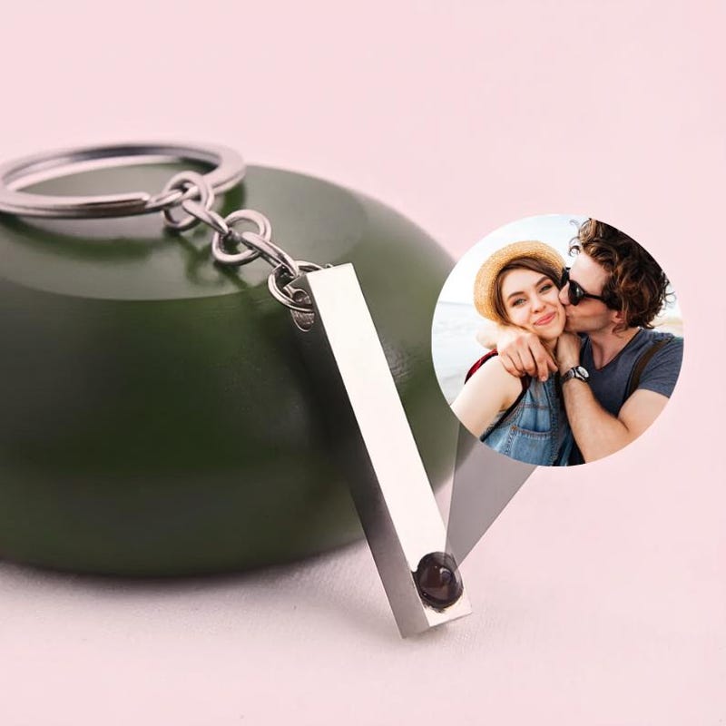 Projection Photo Bag Charm - Etsy UK